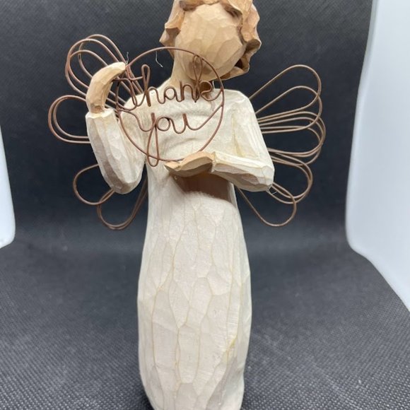 Willow Tree | Accents | Willow Tree Angel Just For You Thank You Metal ...